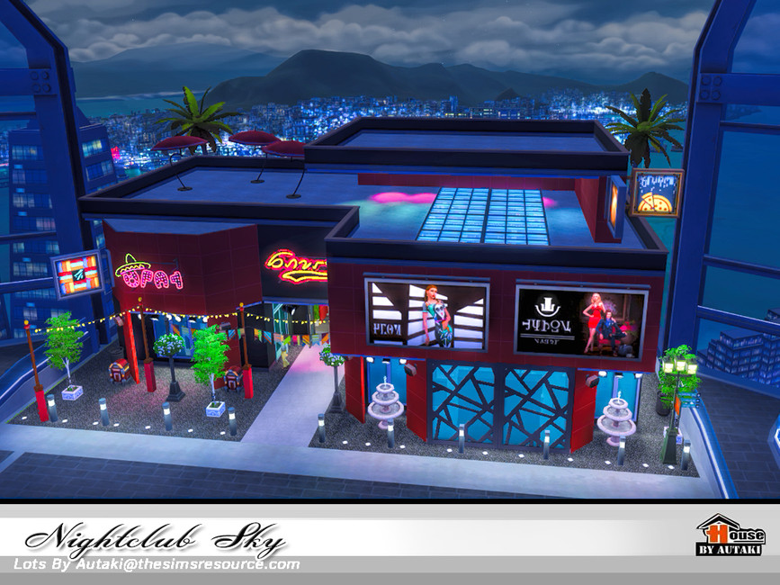 The Sims Resource - Nightclub Sky