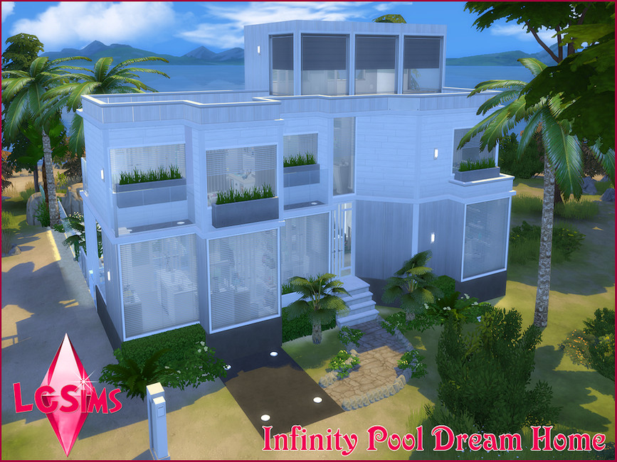 The Sims Resource - Infinity Pool Dream Home