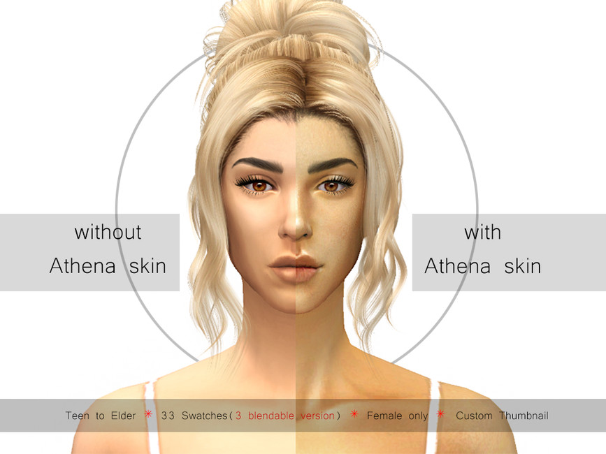 The Sims Resource - Athena skin