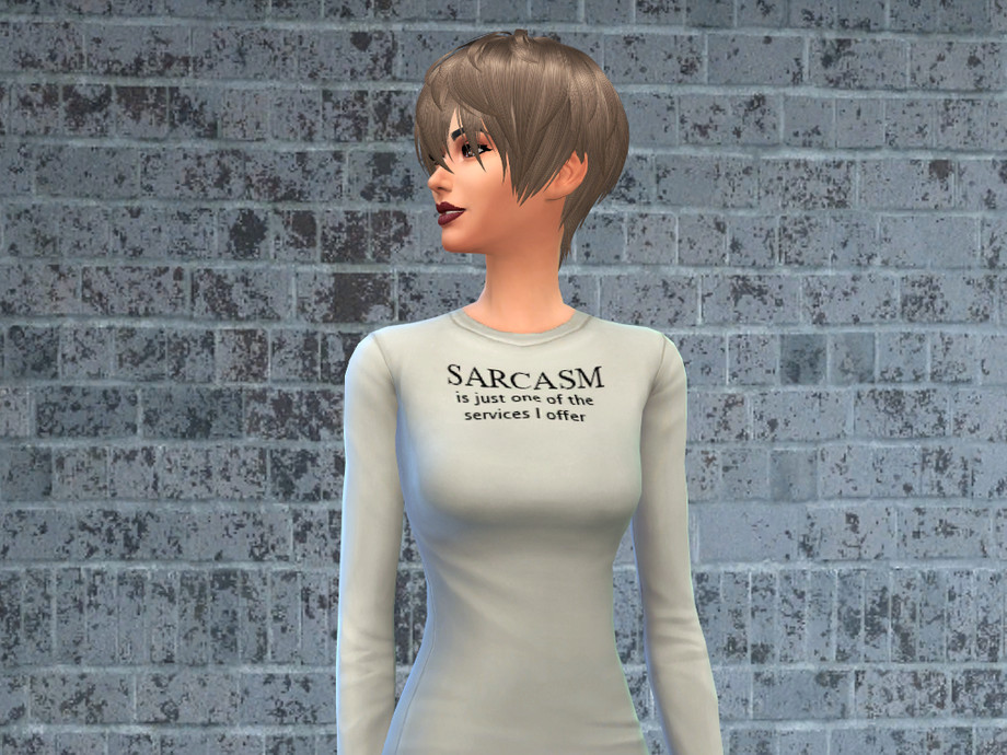 The Sims Resource | Funny Tshirt