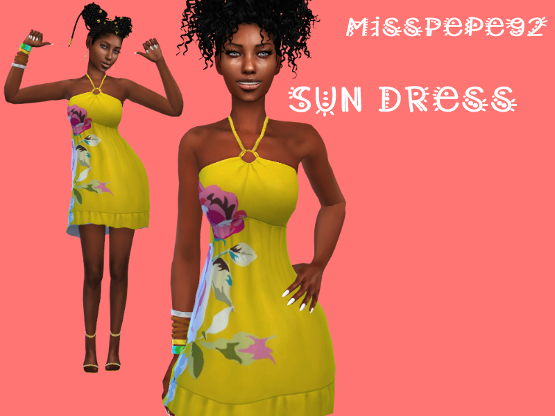 The Sims Resource | Sun Dress