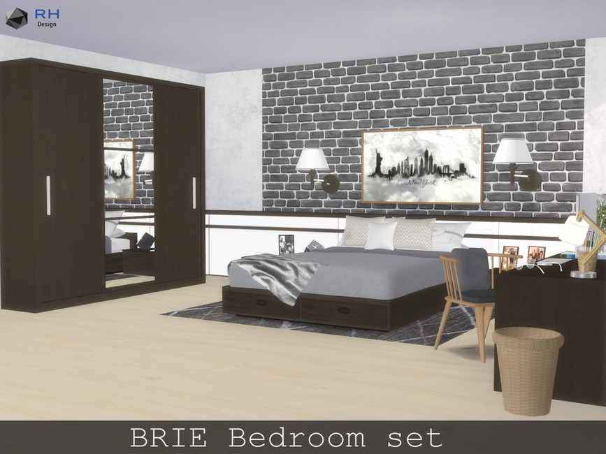 The Sims Resource - BRIE Bedroom set