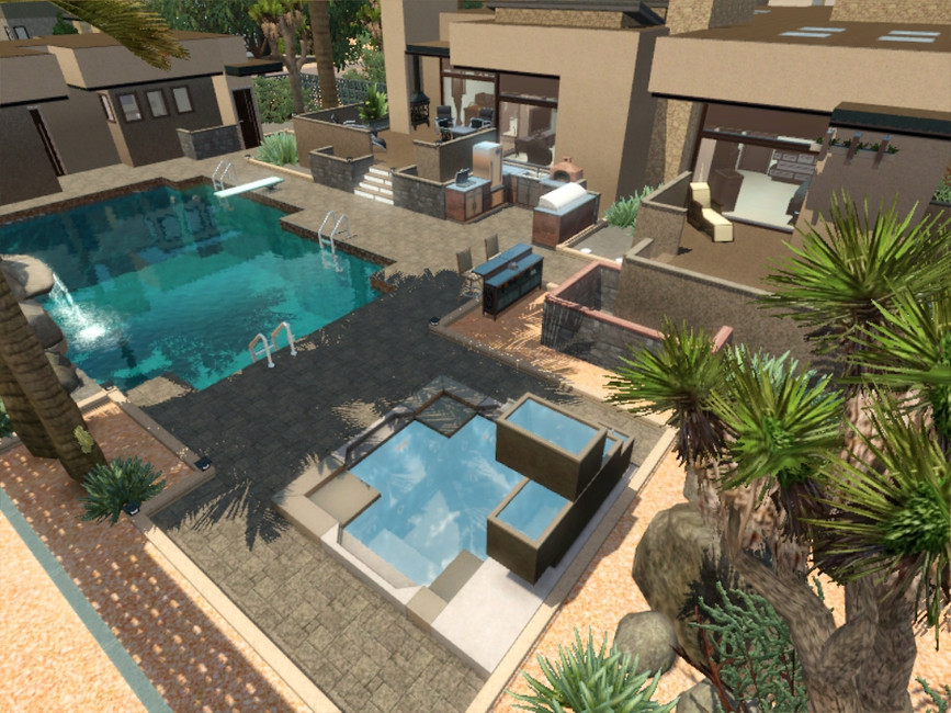 The Sims Resource - Modern Desert Home