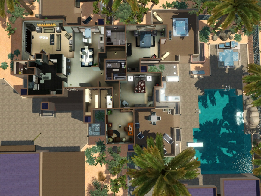 The Sims Resource - Modern Desert Home