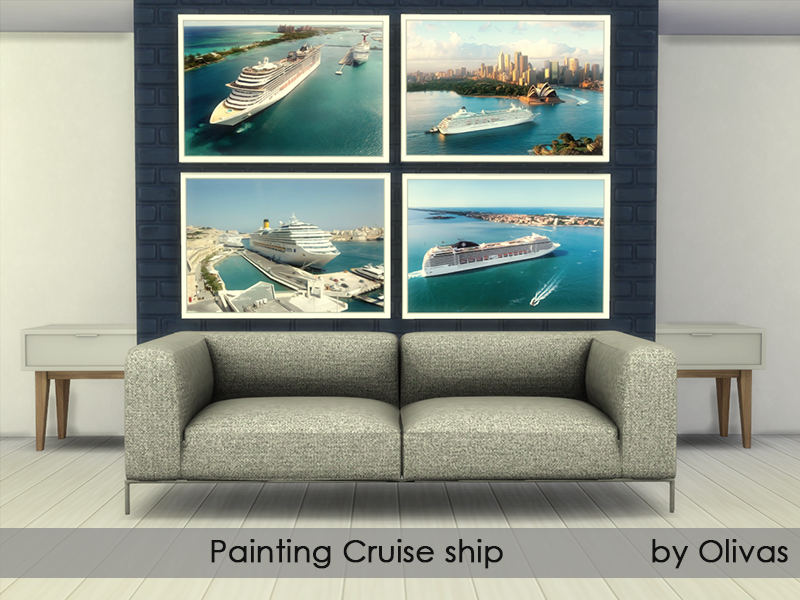 The Sims Resource | Painting Cruise ship