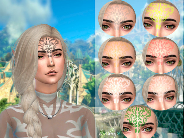 The Sims Resource | Spirit of the forest | face paint