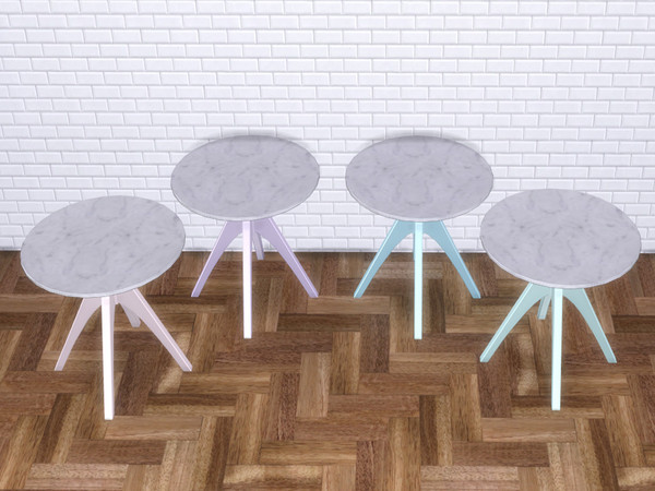 The Sims Resource | Pastel Kitchen Dining Table [Mesh Needed]