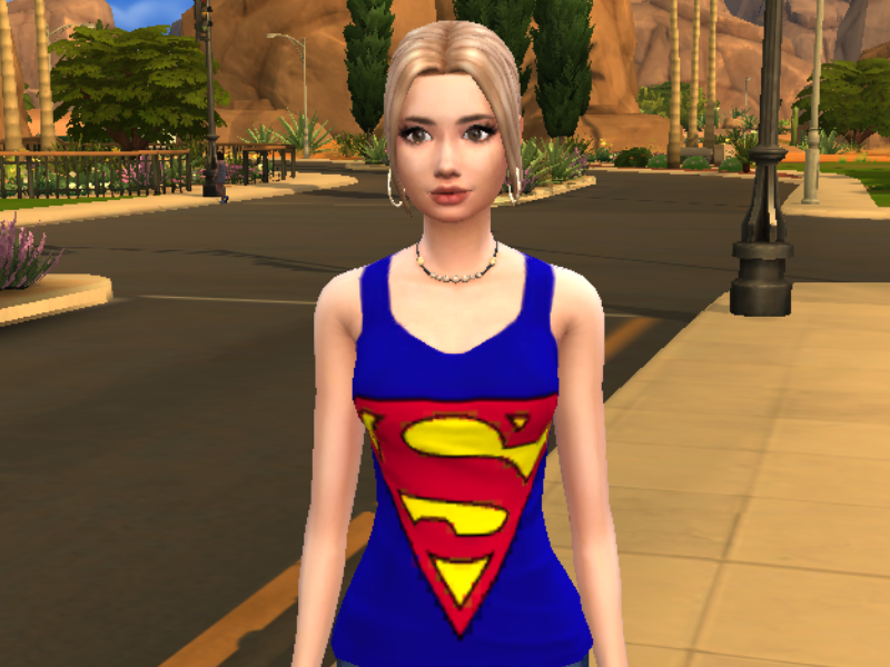 The Sims Resource | Superhero Tank Tops