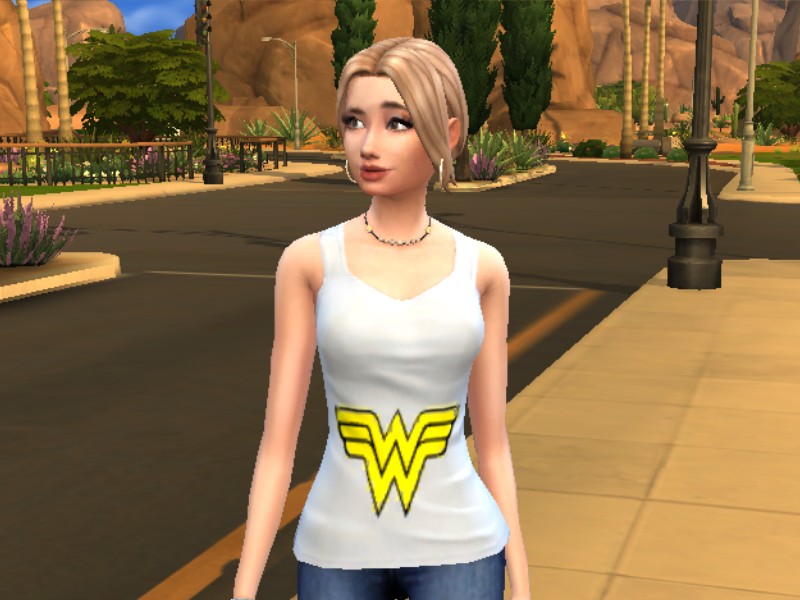 The Sims Resource | Superhero Tank Tops