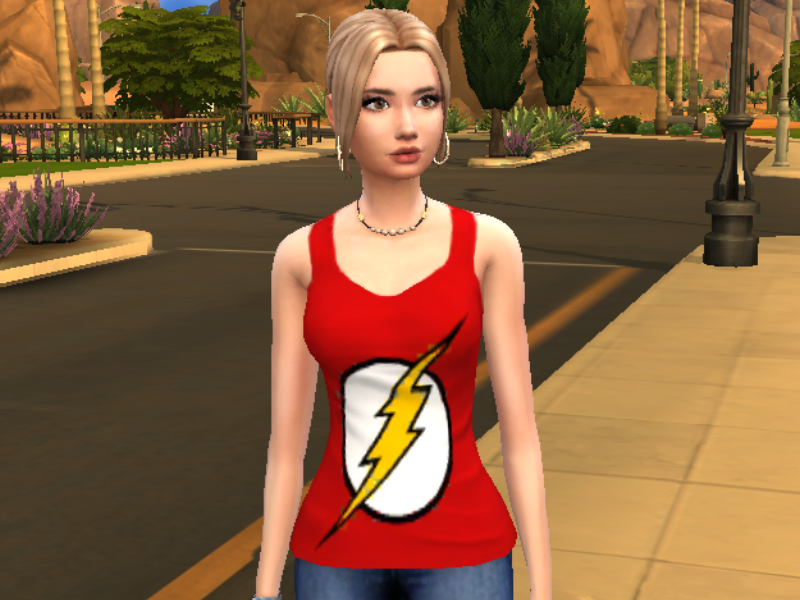 The Sims Resource | Superhero Tank Tops