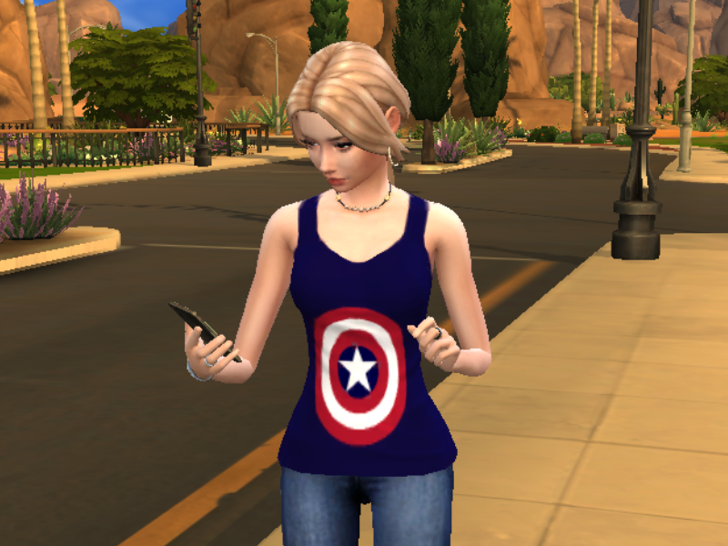 The Sims Resource | Superhero Tank Tops