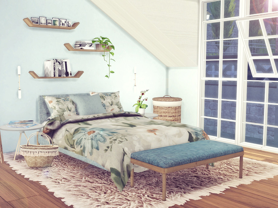 The Sims Resource | Floral Bedding 2-MESH NEEDED