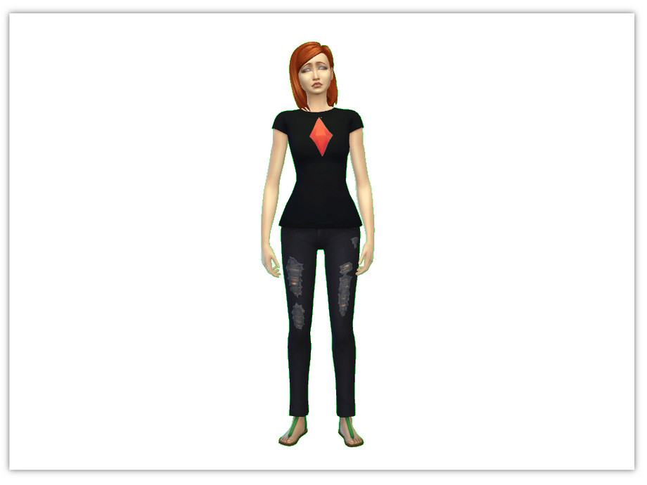 The Sims Resource | Red Plumbob T-Shirt