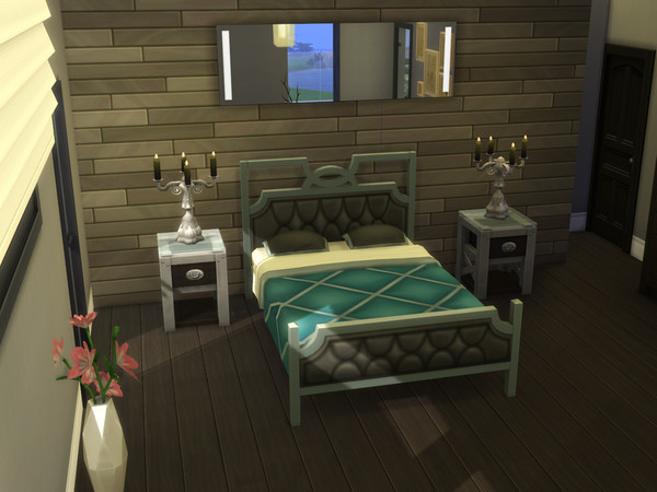 The Sims Resource | Vintage Glamour Tufted Double Bed Recolors