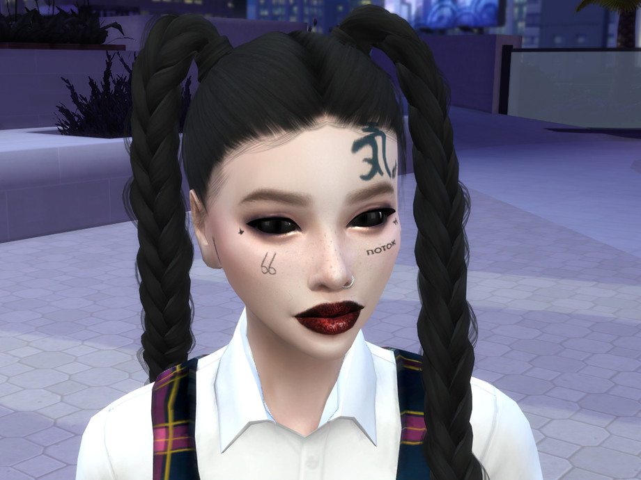 The Sims Resource | Taddl Face Tattoos (All Genders)