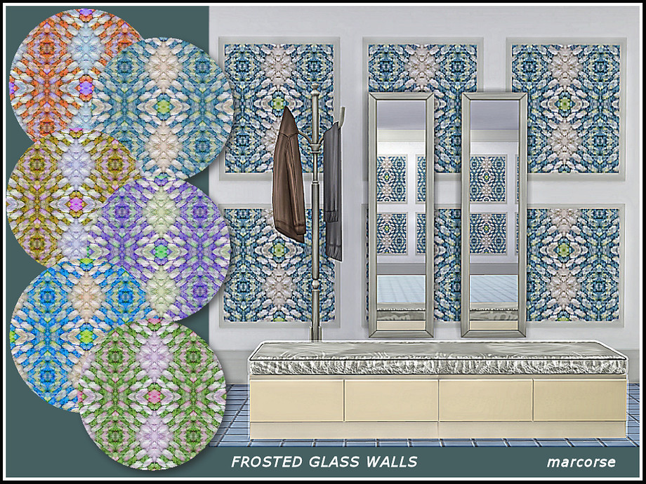 The Sims Resource | Frosted Glass Walls_marcorse