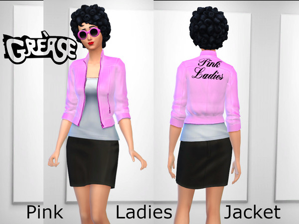 The Sims Resource | Grease Pink Ladies Jacket
