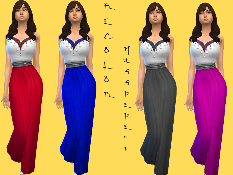 The Sims Resource | Recolor dress - Get to Work needed