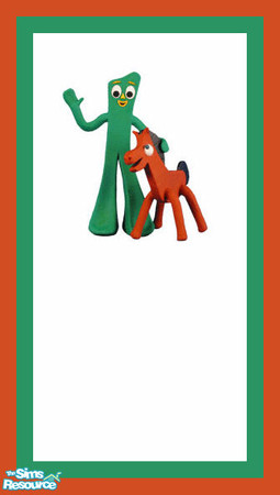 The Sims Resource - Gumby and Pokey Wallpaper
