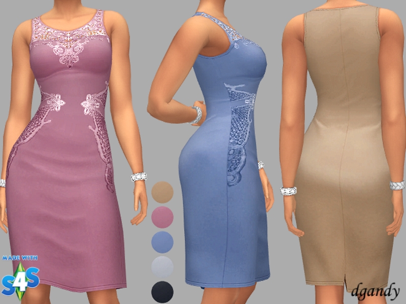 The Sims Resource | Formal Dress - Fran