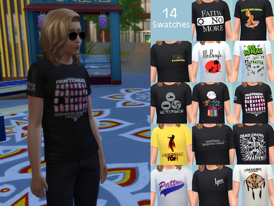 The Sims Resource | Mike Patton tees