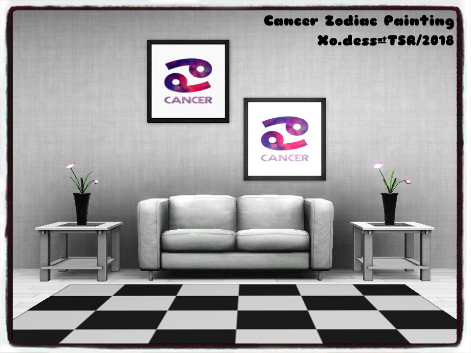 The Sims Resource | Dess_Cancer Zodiac Painting
