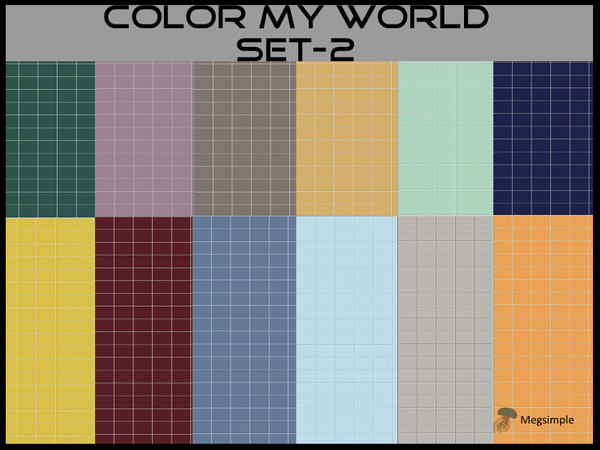 The Sims Resource | Color My World Collection Part 2