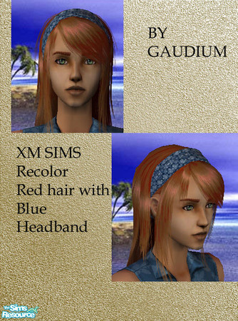 The Sims Resource | XM Sims Recolor Red and Blue