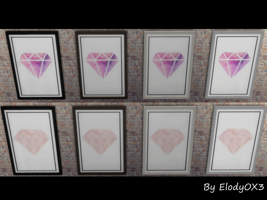 The Sims Resource | Diamonds Painting 1-Requires Dine Out