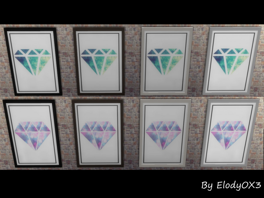 The Sims Resource | Diamonds Painting 2-Requires Dine Out