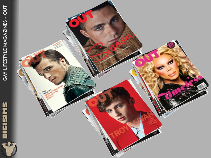 The Sims Resource | Gay Lifestyle Magazines - Out