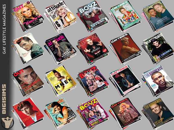 The Sims Resource | Gay Lifestyle Magazines