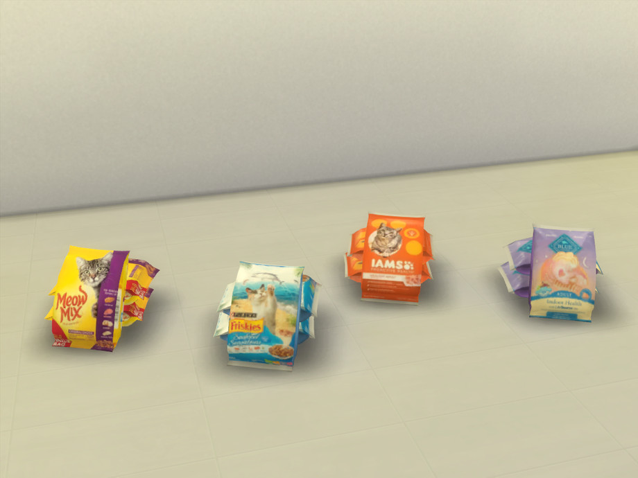 The Sims Resource | Popular Brands of Cat Food Stack-REQUIRES DOGS AND CATS