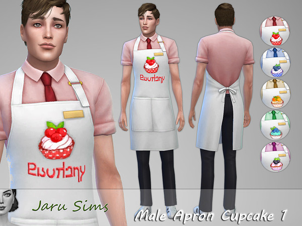 The Sims Resource | Male Apron Cupcake 1 Get to work needed