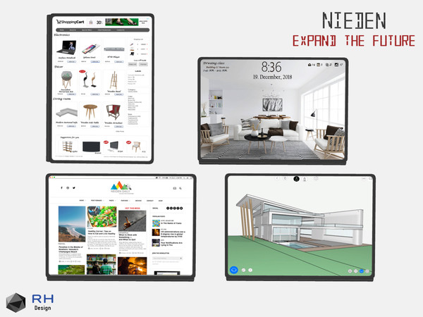 The Sims Resource | NEIDEN Decor Notebook Tablet - Black