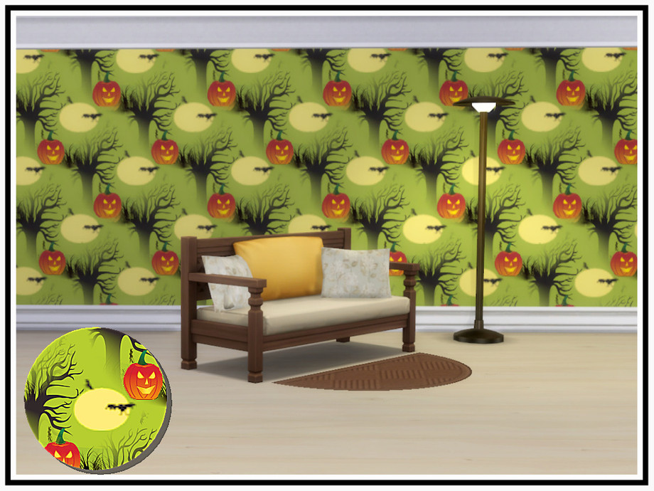 The Sims Resource | Halloween Walls_marcorse