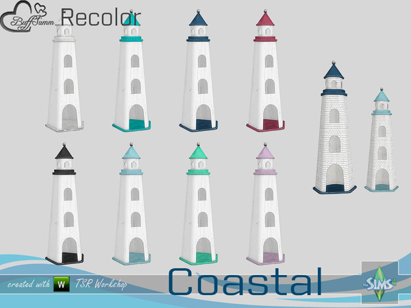 The Sims Resource - Coastal Living Decoration Recolor Lighthouse small 1