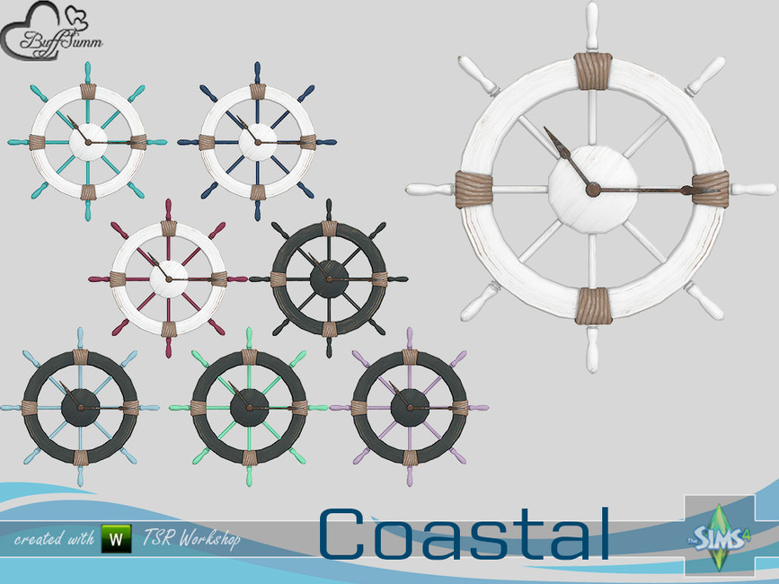 The Sims Resource - Coastal Living Wallclock