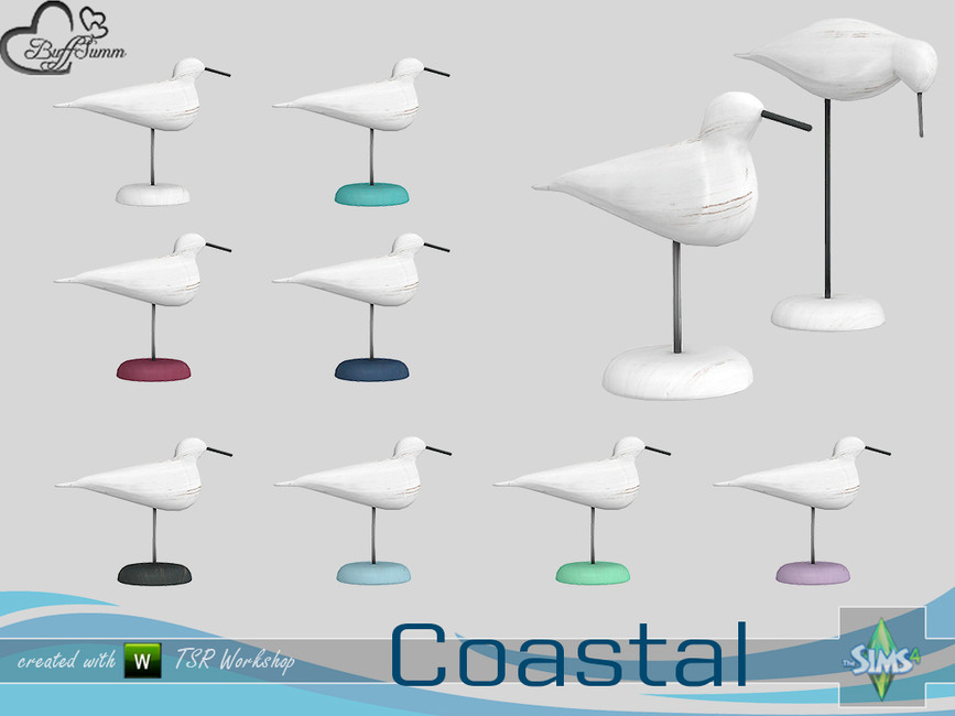 The Sims Resource - Coastal Living Deco Seagull v1
