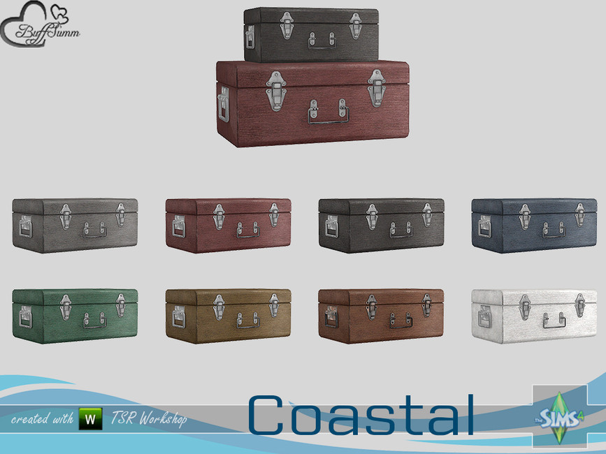 The Sims Resource - Coastal Living Deco Suitcase Small
