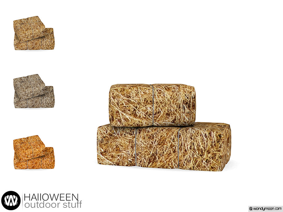The Sims Resource | Halloween Outdoor Stuff - Hay Bale