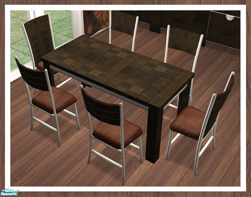 The Sims Resource - MAXIMO Dining Table