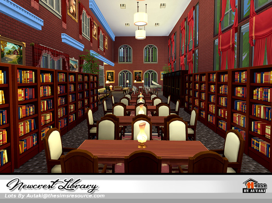 The Sims Resource - Newcrest Library NoCC