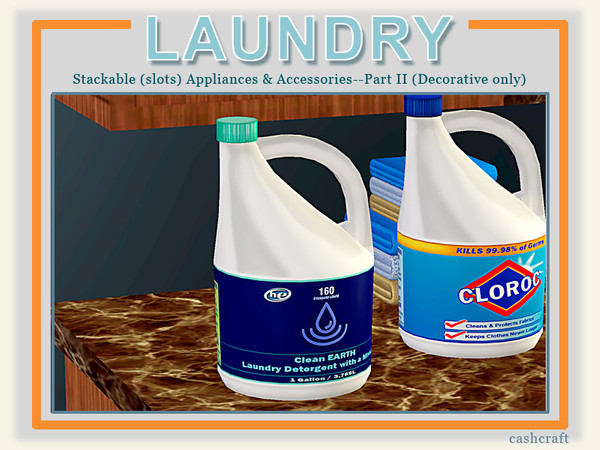 The Sims Resource | Modern Laundry Clean Earth Detergent