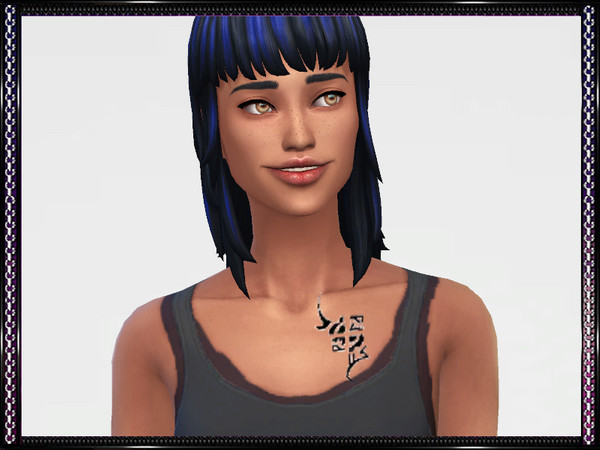 The Sims Resource | Drake Glyph Tattoo (Blade Trinity) for females