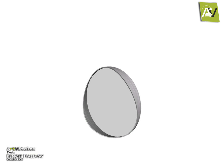 The Sims Resource | Benoit Curved Circle Mirror