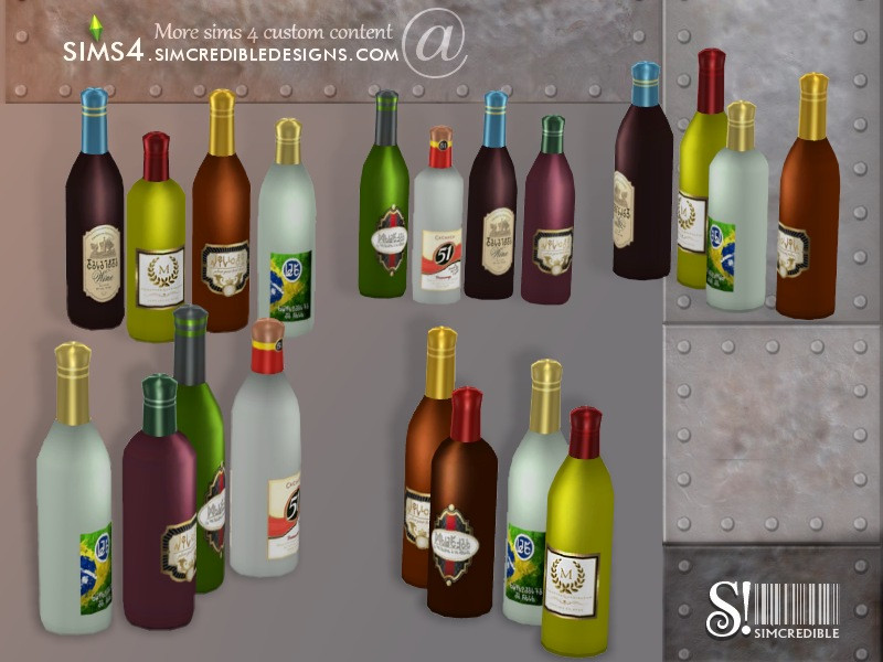 SIMcredible!'s Industrial Bar drink bottles