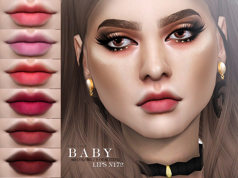 The Sims Resource | Baby Lips N172