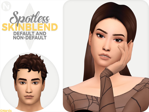 The Sims Resource | Spotless Skinblend (Forehead Wrinkles)