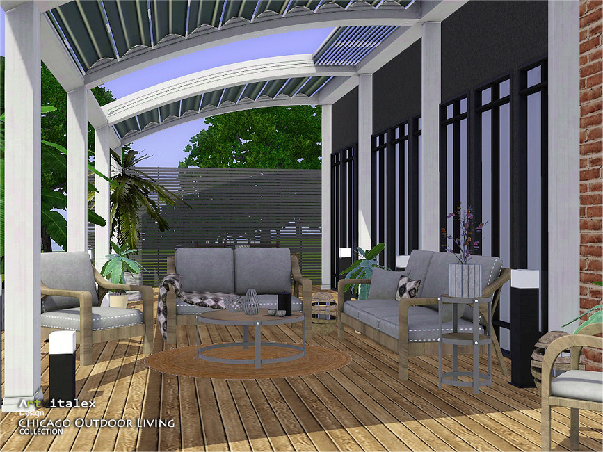 The Sims Resource - Chicago Outdoor Living